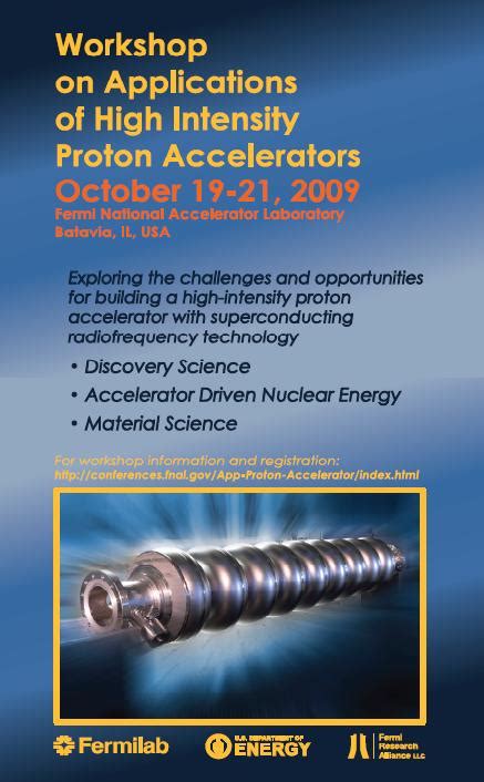 Workshop On Applications Of High Intensity Proton Accelerators