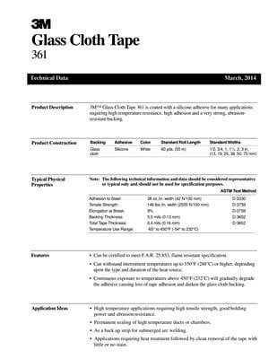 Technical Data Sheets Industrial Adhesives And Tapes 3M Indonesia