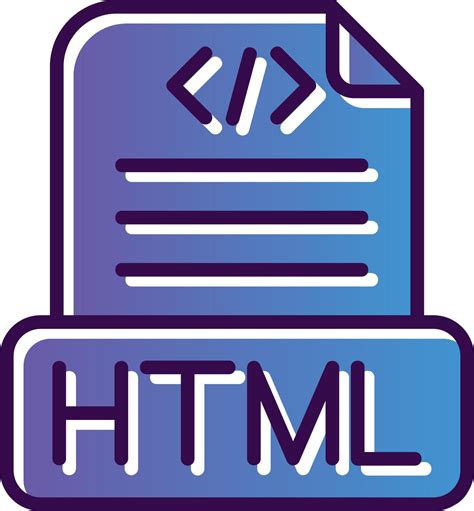 Html File Vector Icon Design 21288205 Vector Art At Vecteezy
