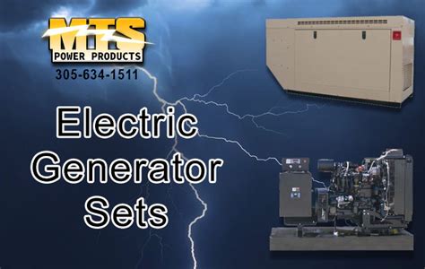 Electric Generator Sets By Mts Power Products Mts Power Products
