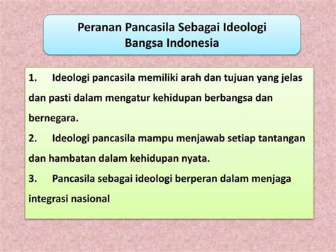 Pancasila dalam konteks ideologi | PPT