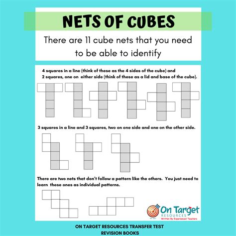 Nets Of Cubes Transfer Test Tips On Target Resources