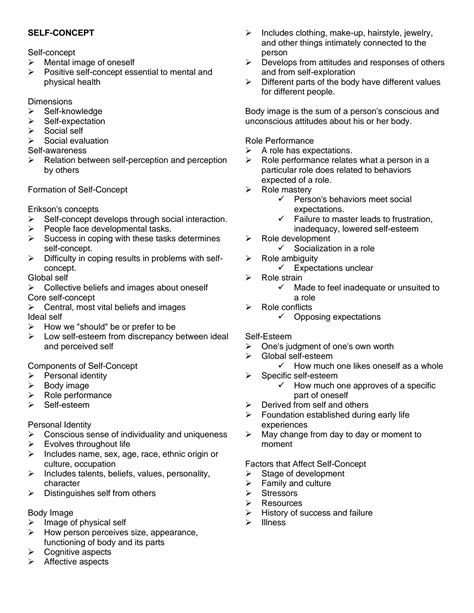 SOLUTION Fundamentals Of Nursing Self Concept Sexuality Concepts Safety Leadership And