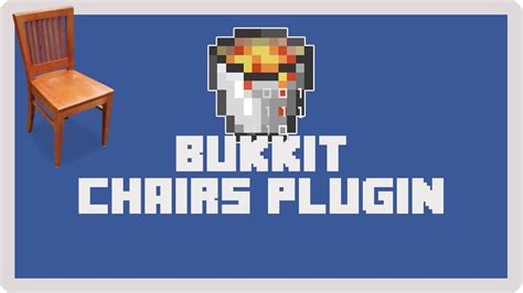 Bukkit How To Install And Use The Chairs Plugin Youtube Bukkit How To Install And Use The Chairs Plugin Youtube