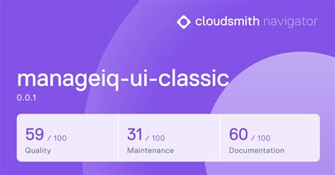 Manageiq Ui Classic 001 Rubygems Package Quality Cloudsmith Navigator