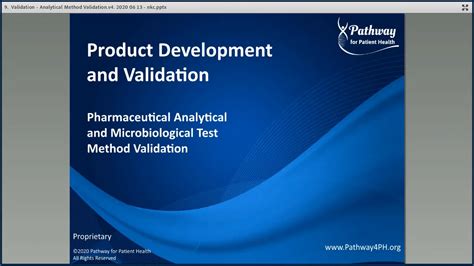 9 Validation Analytical Method Validation V4 2020 06 13