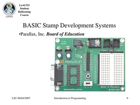Ppt Introduction To Programming With The Basic Stamp Powerpoint