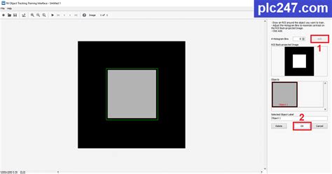 LabView Squares Detecting Plc Com