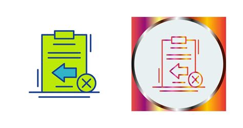 Return Failed Vector Icon 29741404 Vector Art At Vecteezy