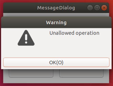 GTK ダイアログ