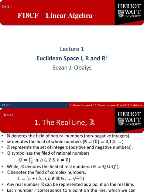 Linear Algebra Lect 1 Download Free Pdf Vector Space Basis
