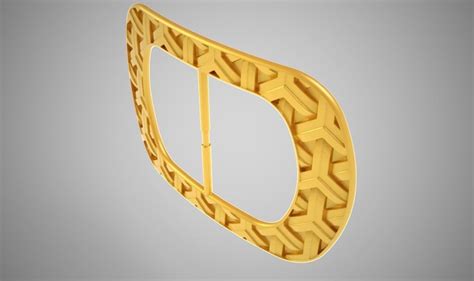 Patterned Buckle 3d Model 3d Printable Cgtrader