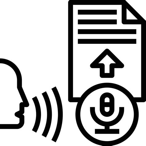 Speech Recognition Record Ai Artificial Intelligence Outline Icon Vector Art At Vecteezy