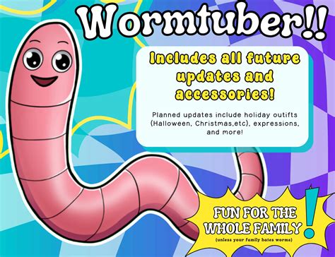 Worm Vtuber For Twitch Streamers Would You Still Watch Me If I Was A Worm Etsy