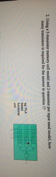 Using A 5 Transistor Memory Cell Model And