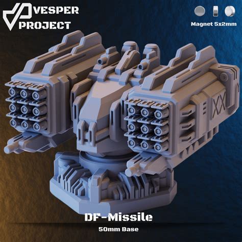 3d Printable Df Missile By Vesper Project