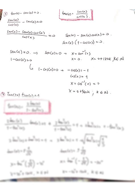 SOLUTION Trigonometric Equation Some Exercises Studypool