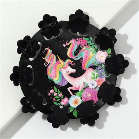 Art Beauty Набор крабиков для волос Единорожек 1 5х1 5 см 2 набора