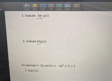 solved insert table chart text shape media comment for