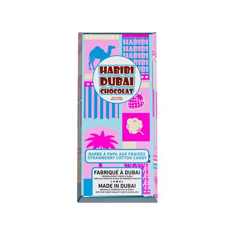 Habibi Dubai Chocolate Strawberry Cotton Candy 10 120g