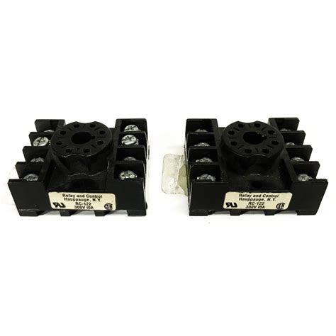 Relay And Control Relay Socket Rc 122 [lot Of 2] Nos Comprehensive Automotive And Heavy Duty