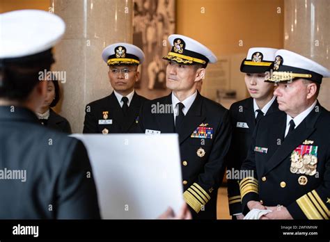 Chief Of Naval Operations For The Republic Of Korea Adm Yang Yong Mo