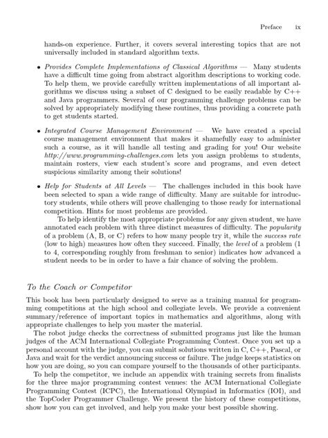 Programming Challenges 10 10 Pdf