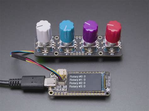 Circuitpython And Python Adafruit I2c Quad Rotary Encoder Breakout
