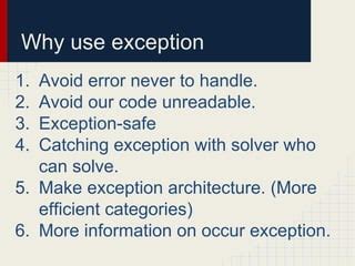 Java Exception Handling PPT