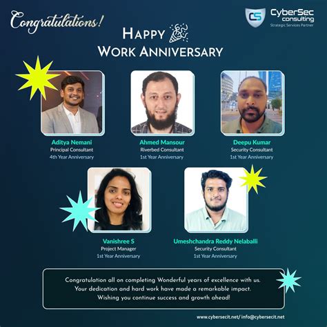 Cybersecworkanniversary Workmilestone Cybersecemployees Cybersec2024 Cybersecurity