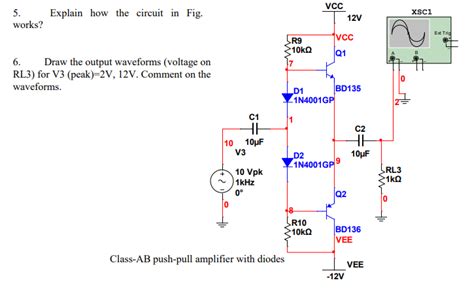 Solved Works Explain How The Circuit In Fig VCC V Chegg Com