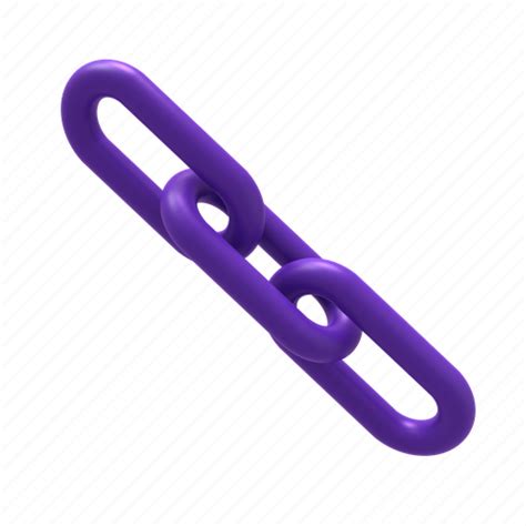 link connection network chain hyperlink url web 3d illustration