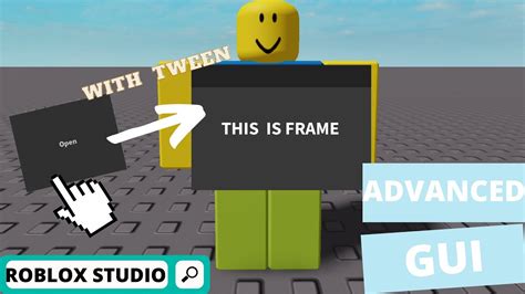 How To Make ADVANCED Gui In Roblox Studio With Tween YouTube