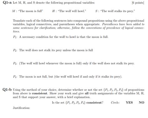 solved q1 a let m h and s denote the following