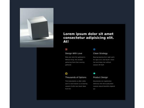 Two Column Image And Features List Side By Side EasyFrontend