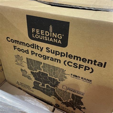Commodity Supplemental Food Program Csfp — The Food Bank Of Central