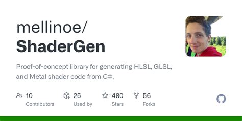 Github Mellinoe Shadergen Proof Of Concept Library For Generating Hlsl Glsl And Metal