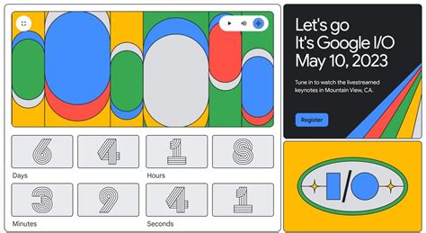 Google I/O 2023: ecco la data ufficiale dell'evento