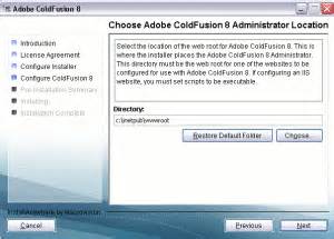 ColdFusion 8 Installation
