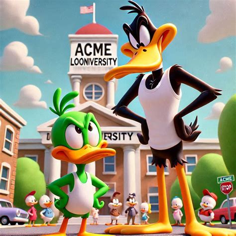 Tiny Toons Plucky Duck And Daffy Duck Ai Art By Mnwachukwu16 On Deviantart