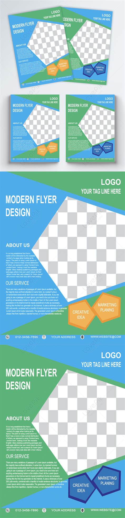 비즈니스 플라이어 디자인 템플릿 이미지 사진 450164143 무료 다운로드