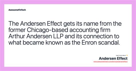 Andersen Effect Awesomefintech Blog