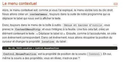 VB NET Les Menus Contextuel Par Kamdemfoko Page OpenClassrooms