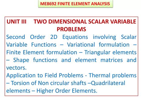 Finite Element Analysis Dr P Parandaman Ppsx
