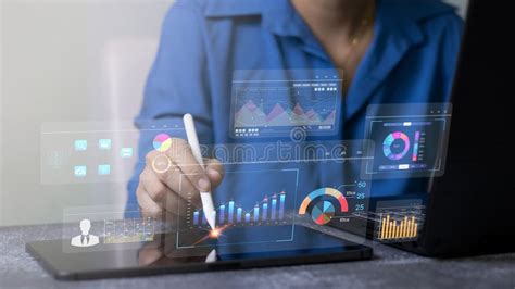 Data Business Analytics And Data Management Systems With Kpis And Database Connected Metrics For