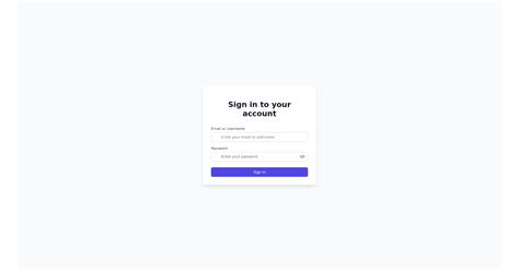 Sign In Form Free React Tailwind Component