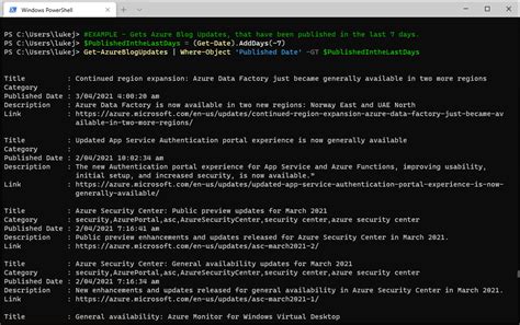 Keep Up To Date With Azure Changes Using PowerShell Luke Geek Nz