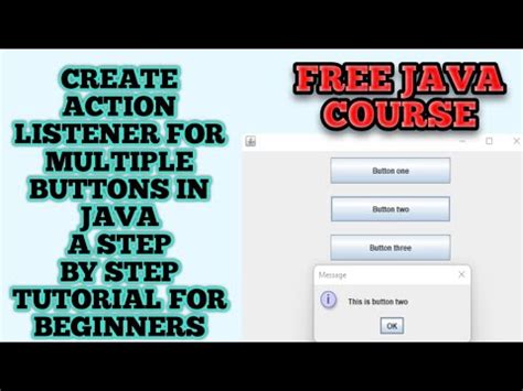 Add ActionListener To Multiple Buttons Java Java Add Click Event To Multiple Buttons YouTube