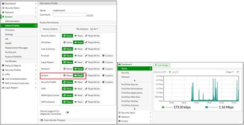 technical tip interface bandwidth widget for read fortinet community