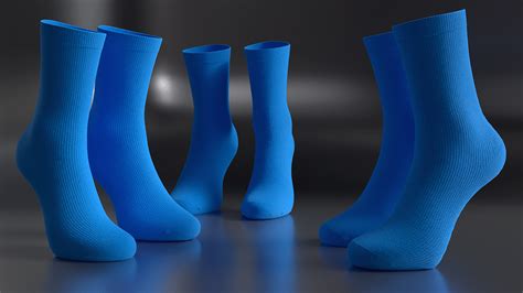How To Create A Pair Of Socks In 3d Behance